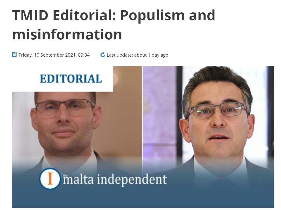 Editorjal-tal-Malta-Independent – Rightwing Voices