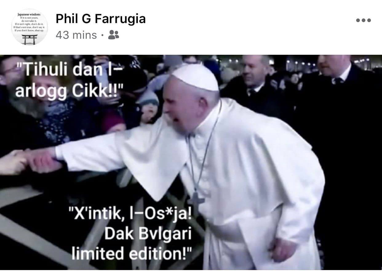 Pope-Francis-and-Galea-Farrugia – Rightwing Voices