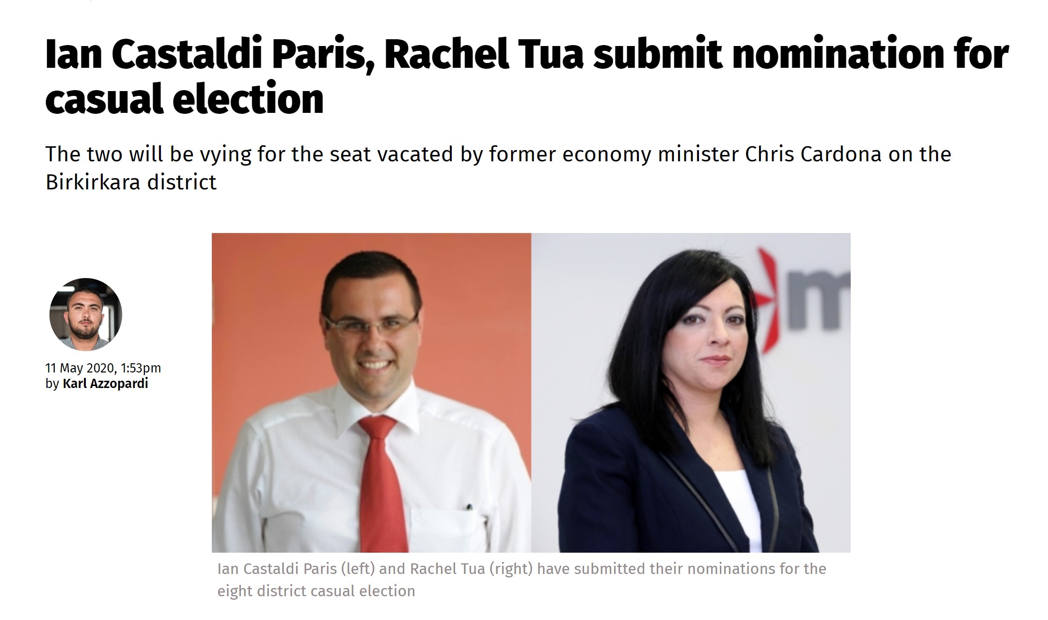 L-eks-kandidata Laburista Rachel Tua tgħid li t-trasparenza fl-ilma ...