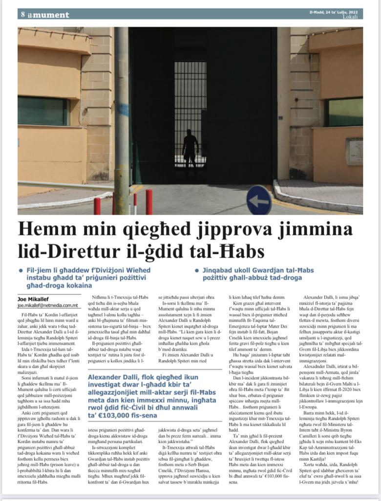 Wara li l-PN ħadem biex jitkeċċa Alex Dalli issa qed ikollu jammetti li ...