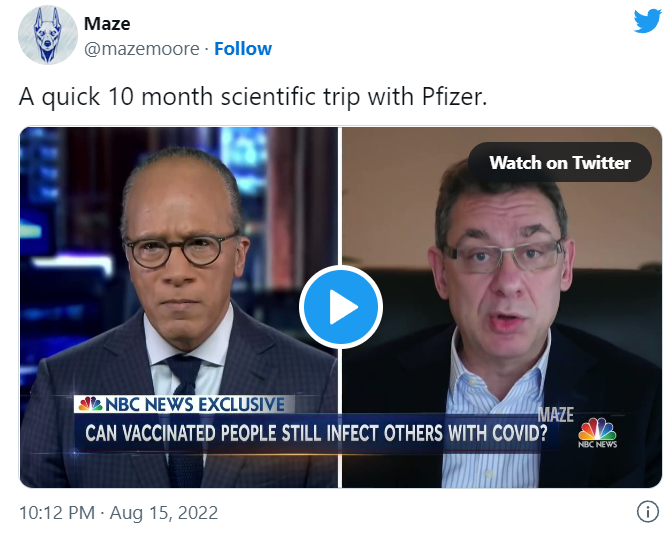A quick scientific trip with Pfizer – how it started vs how it is going.