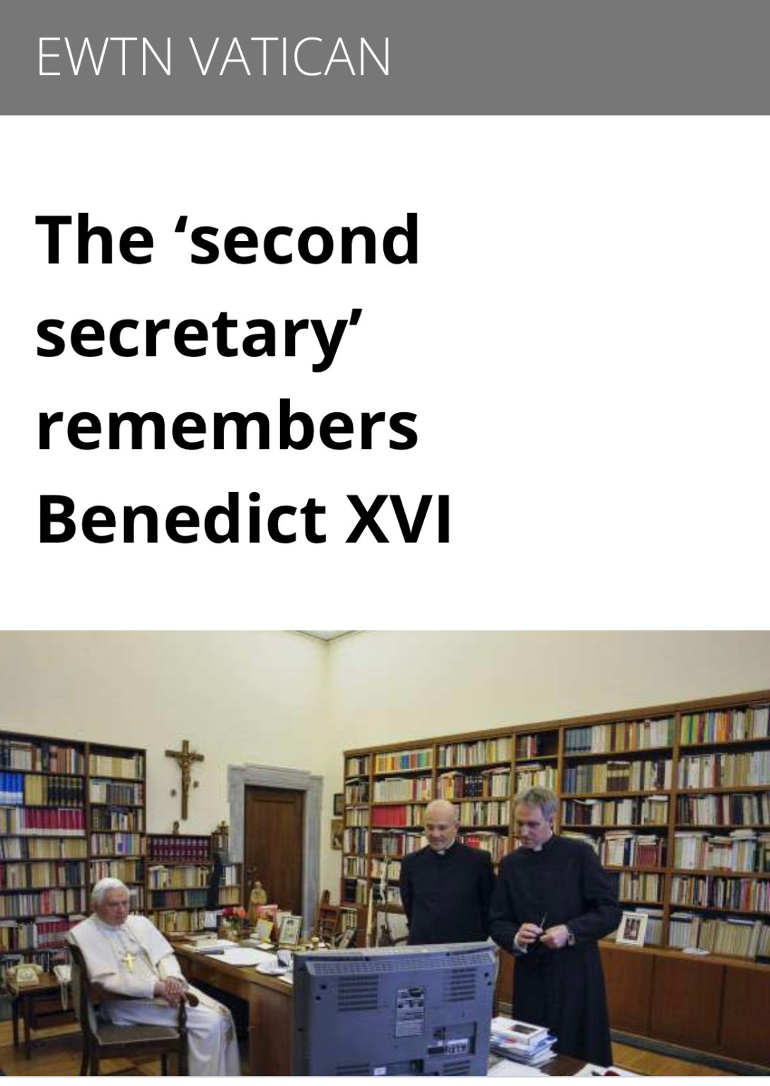 Alfred Xuereb’s personal experiences of Pope Benedict XVI recounted to ...