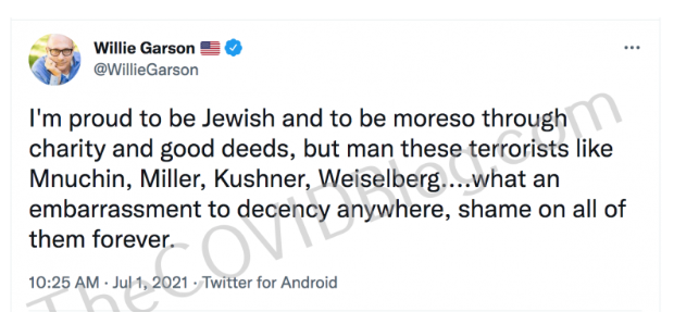 The story of Willie Garson: a fully vaccinated person who died after a ...