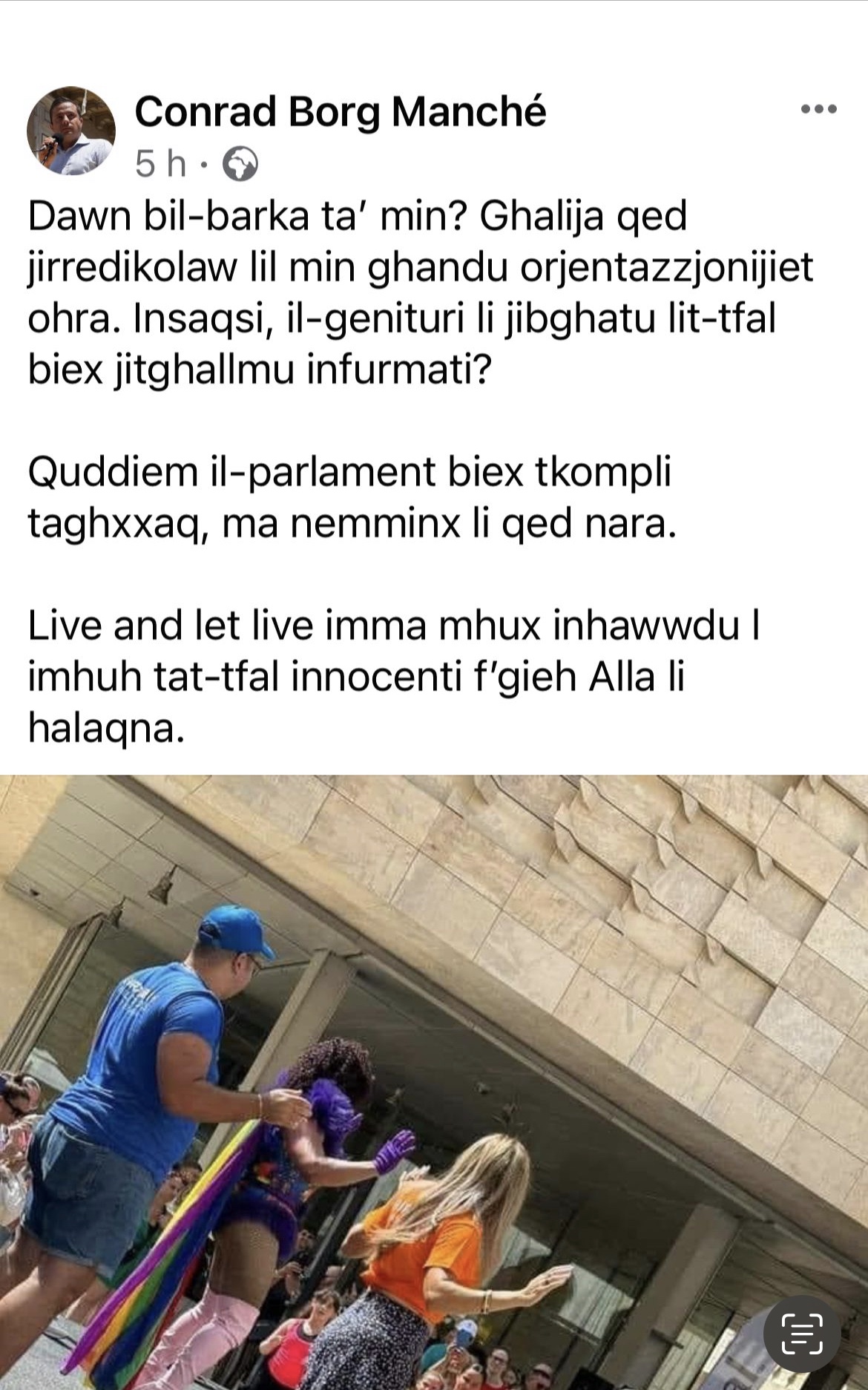 Is-sindku Laburista tal-Gżira juri li ma qabilx ma’ l-attivita’ li ...