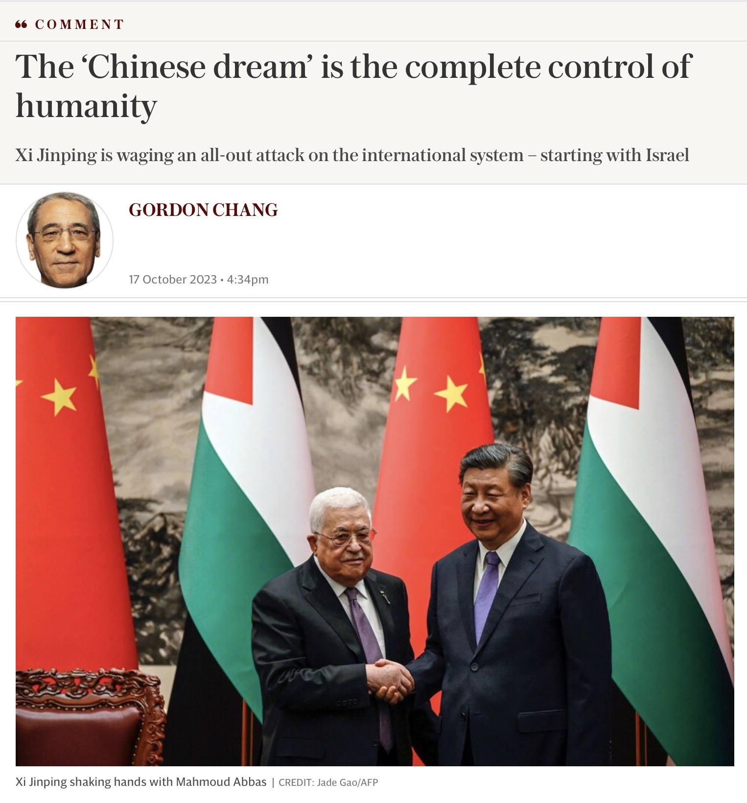 The Daily Telegraph Columnist Gordon Chang speaks about the Chinese ...